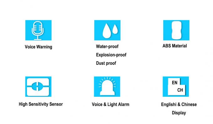 Diffusion Type Portable Multi Gas Detector 4 In 1 EX O2 CO H2S OEM ODM