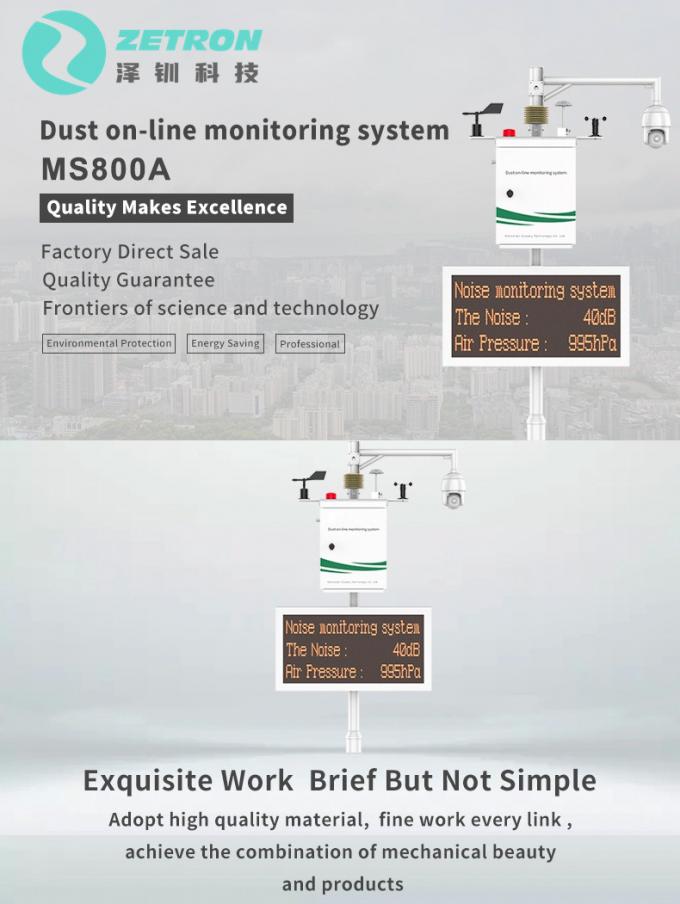 Outdoor Online Air Quality Monitoring Stations For Particulate Dust ...